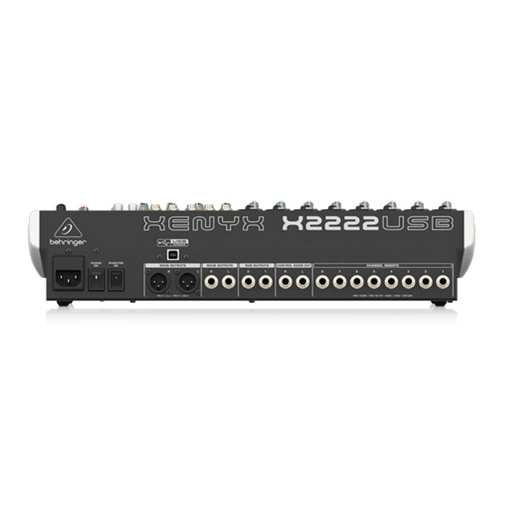 Behringer X2222USB Premium 22-Input 2/2-Bus Mixer with XENYX Mic ...
